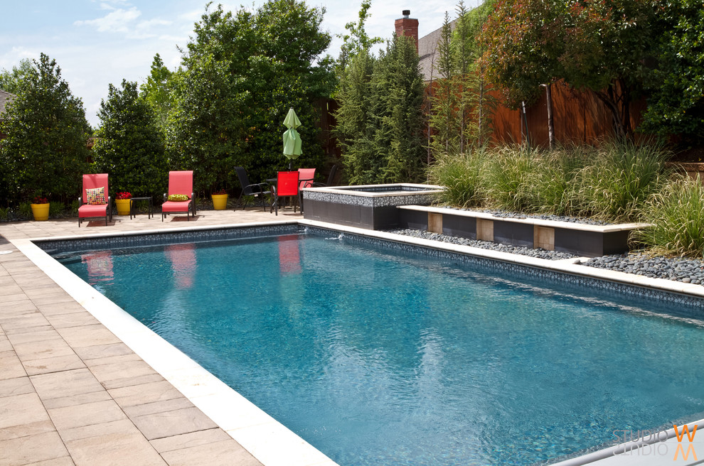 Contemporary Pool Design - Traditional - Pool - Oklahoma City - by ...