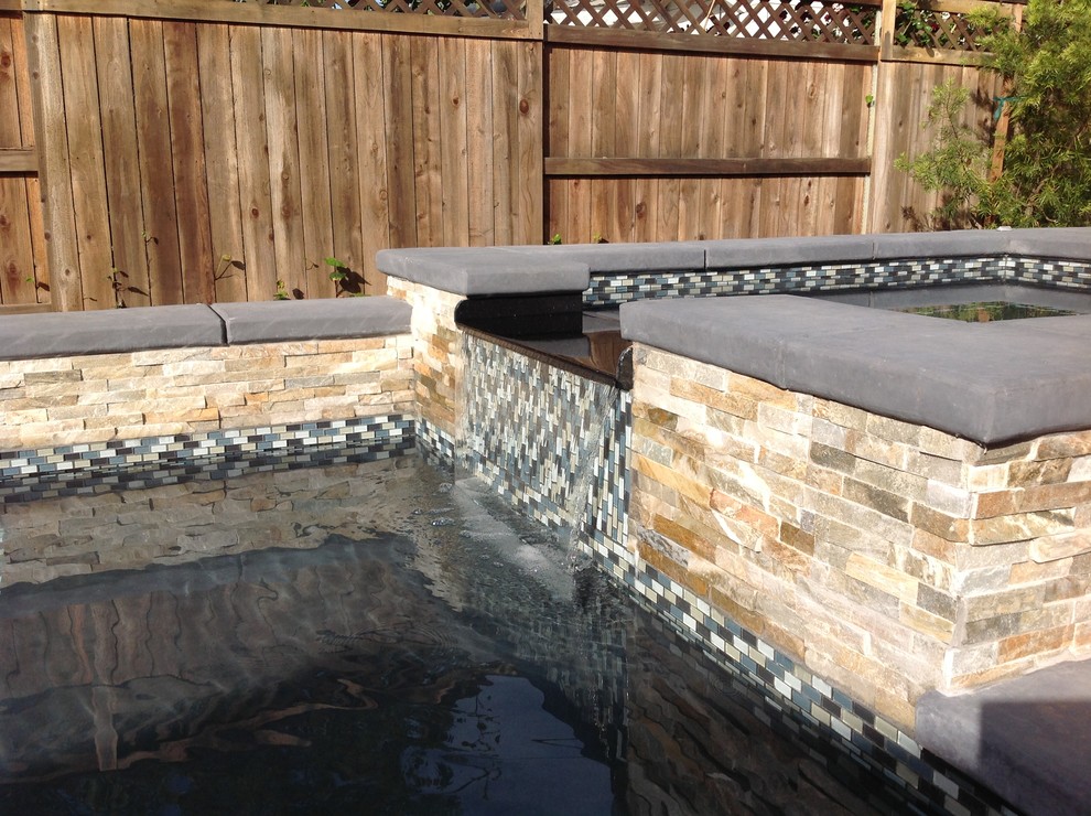 Contemporary pool/spa, Sacramento - Traditional - Pool - Sacramento ...