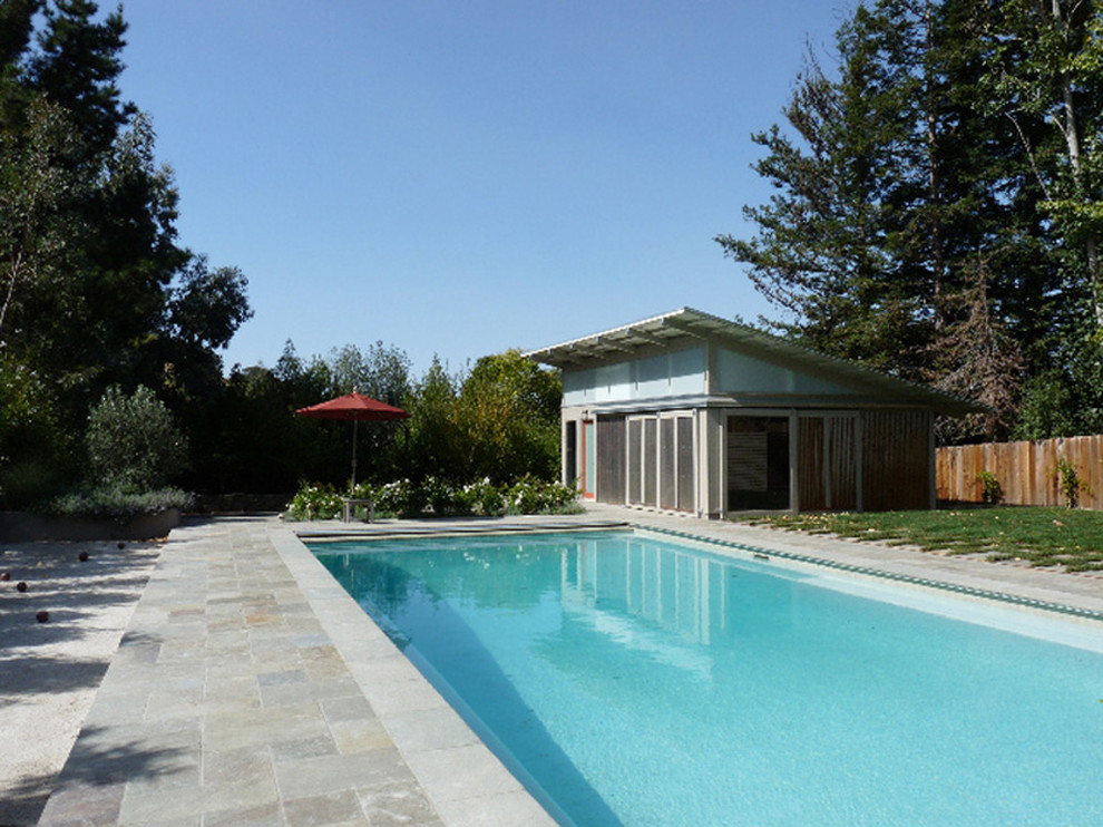 Contemporary Shed - Pool House Design - Modern - Pool - San Francisco ...