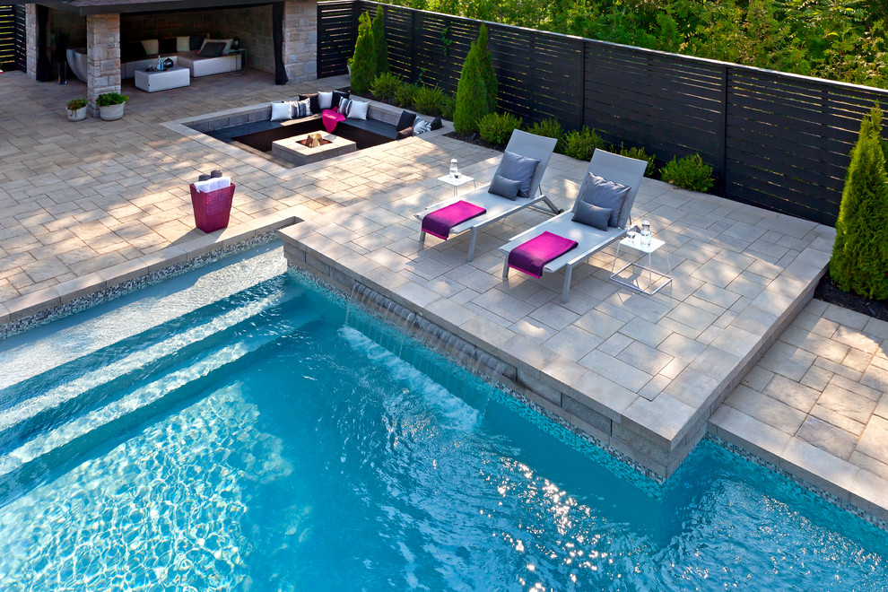 Contemporary Style Poolside - Contemporary - Pool - Other | Houzz