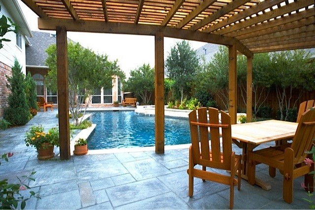 Contemporary suburban pool - Contemporary - Pool - Dallas - by Original ...