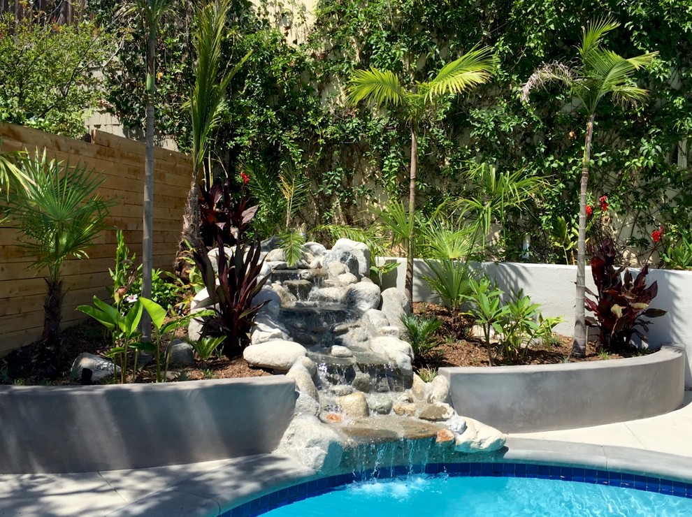 Contemporary tropical waterfall cascades through Hawaiian inspired ...