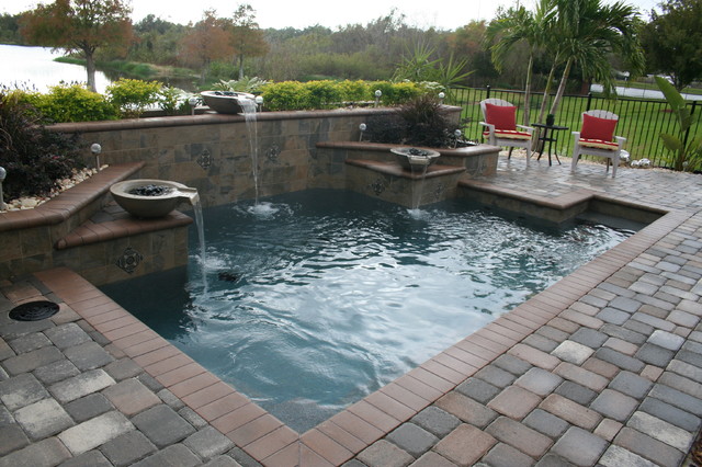 Conway-Spool - Transitional - Swimming Pool & Hot Tub - Orlando - by ...