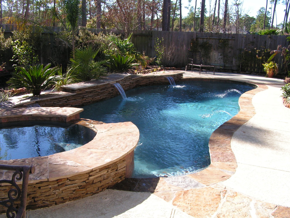 Cool Pools - Tropical - Pool - Houston - by Pool-Creations | Houzz