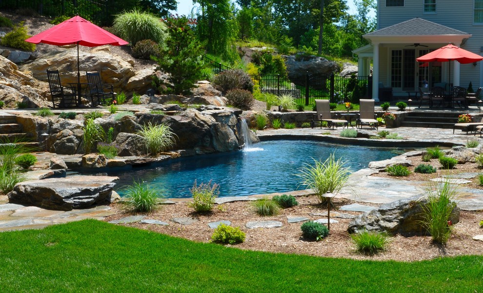 Cool Quarry I Newtown, CT - Rustic - Pool - New York - by Total Pool ...