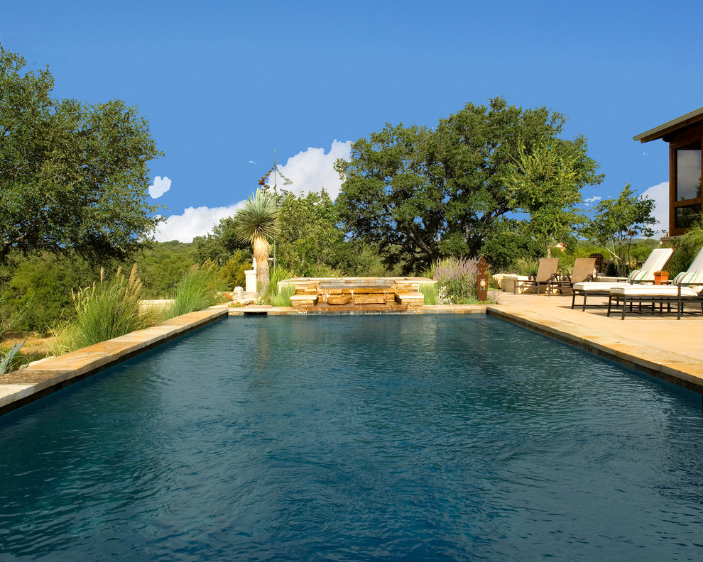 Cordillera Ranch/Boerne Rustic Modern Pool/Spa/Outdoor Living ...