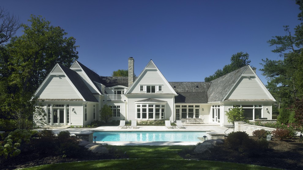 Cottage in the Woods pool - Traditional - Pool - Chicago - by bba ...
