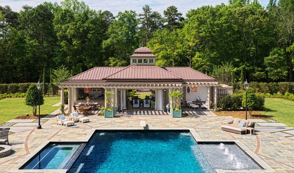 Country French Estate - Traditional - Pool - Other - by Traditional ...