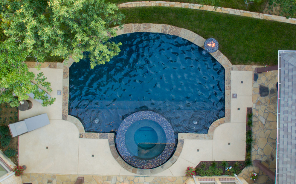Cozy Symmetry In The Trees - Contemporary - Pool - Dallas - by Mike ...