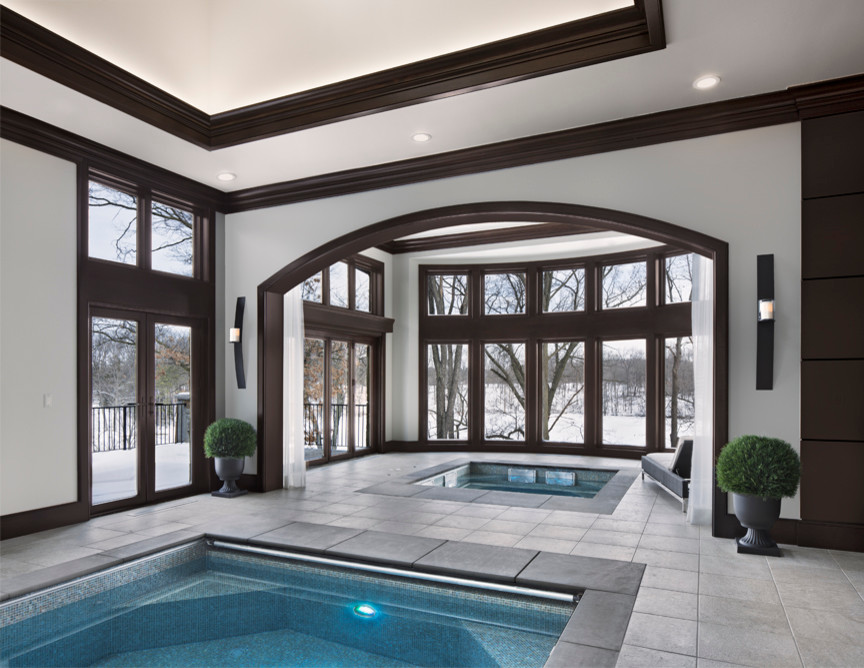 Cranbrook Custom Homes | Luxury Home Architecture - Transitional - Pool ...