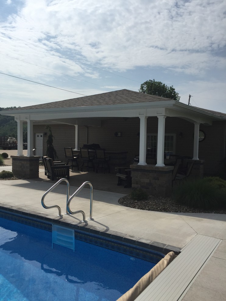 Creative Hardscapes projects - Craftsman - Pool - Cleveland - by ...