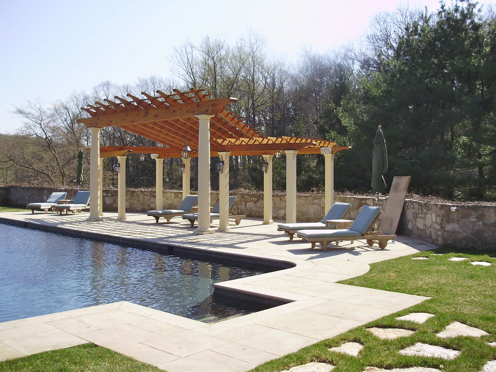 Croton Lake Pool Deck Remodel - Traditional - Pool - New York - by ...