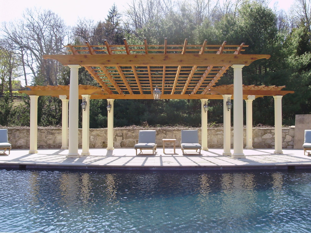 Croton Lake Pool Deck Remodel - Traditional - Pool - New York - by ...