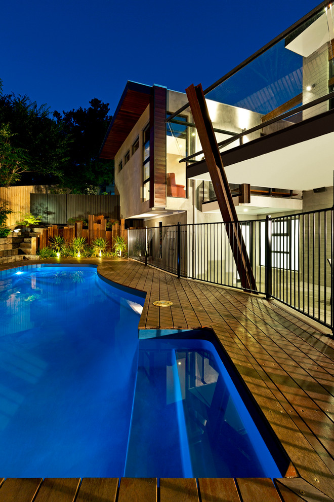 Curved Pool Profile - Modern - Pool - Melbourne - by Albatross Pools ...
