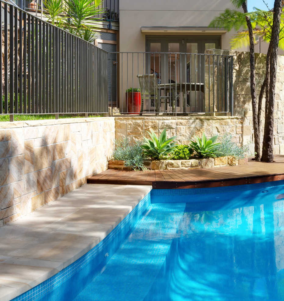 Curved Swimming Pool - Contemporary - Pool - Sydney - by Space ...