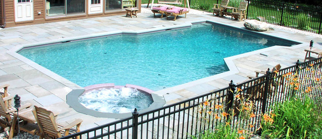 Custom Backyard Pool Portfolio - Modern - Swimming Pool & Hot Tub - New ...