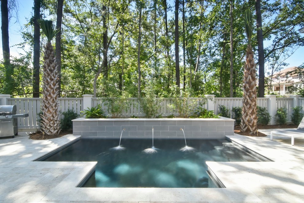 Custom Contemporary Home - Contemporary - Pool - Charleston - by ...