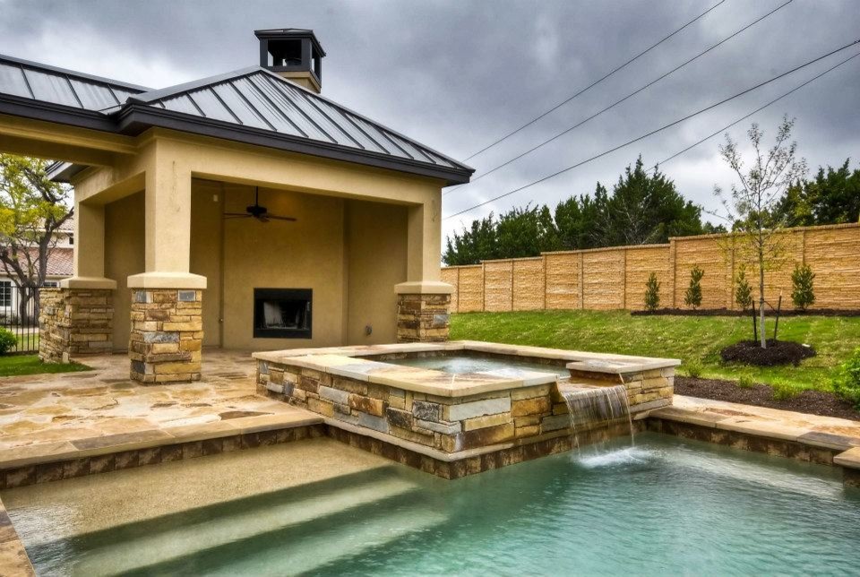 Custom Home: Private Rd. FF I Austin, TX - Traditional - Pool - Austin ...