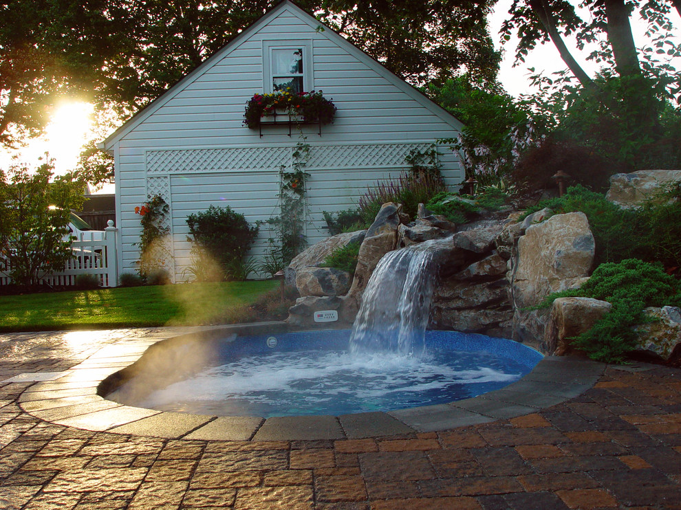 Custom In-Ground Vinyl Spa - Traditional - Pool - New York - by Best ...