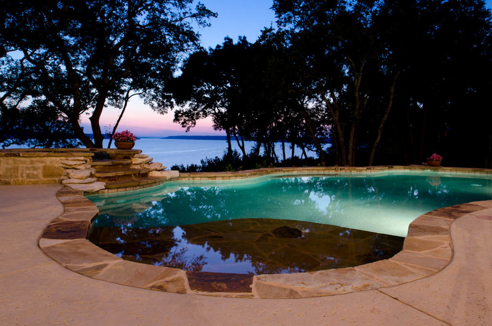 Custom Old World English Country House - Traditional - Pool - Austin ...