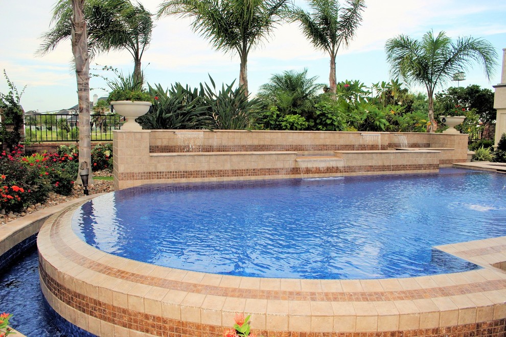 Custom Pool Design by Ocean Quest Pools - Tropical - Pool - Miami - by ...