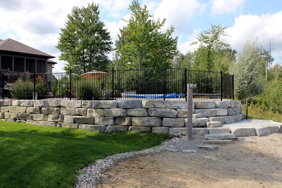 Custom Pool Overlooking Lake - Beach Style - Pool - Ottawa - by ...