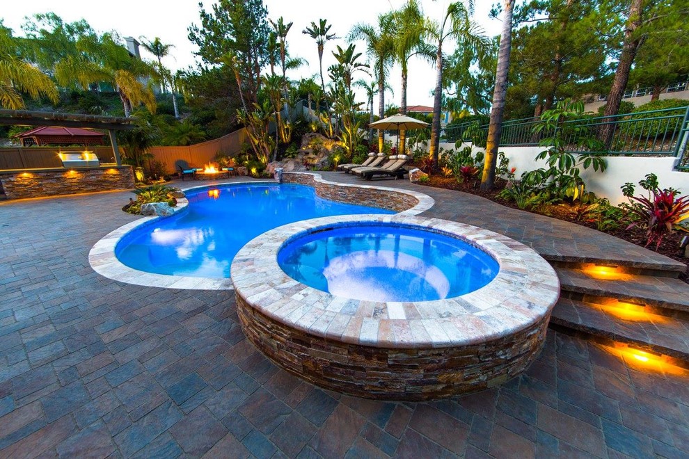 Custom Pools & Outdoor Spaces - Contemporary - Pool - San Diego - by ...