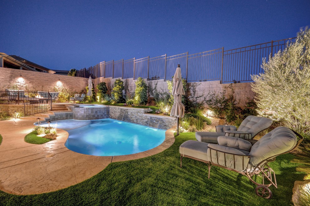 Custom Pools & Spas in Las Vegas, Poolscapes LLC - Modern - Pool - Las ...