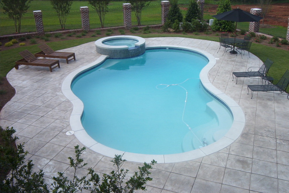 Custom Pools - Traditional - Pool - Atlanta - by Executive Pools & Spas ...