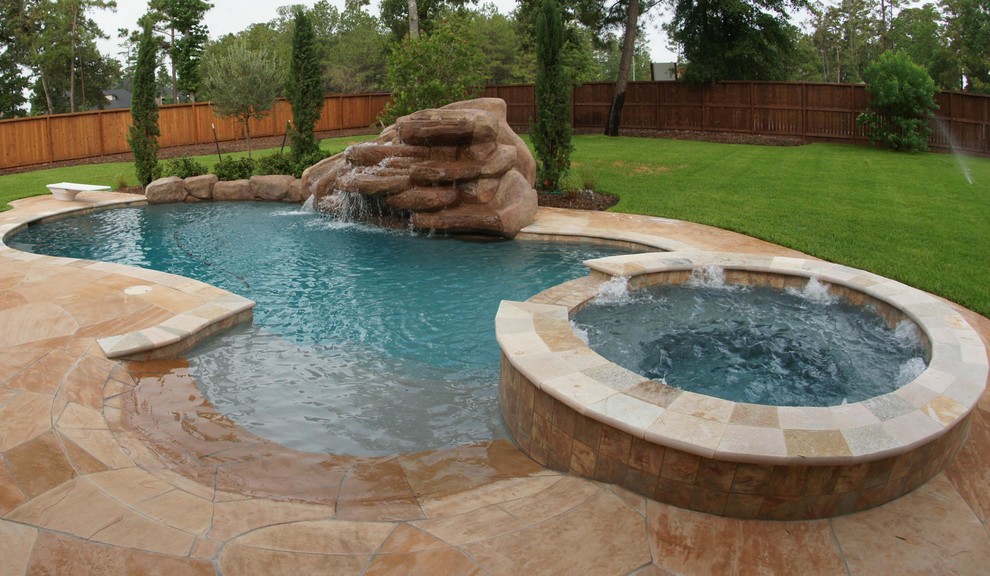 Custom Pools - Beach Style - Pool - Houston - by Frontier Custom ...