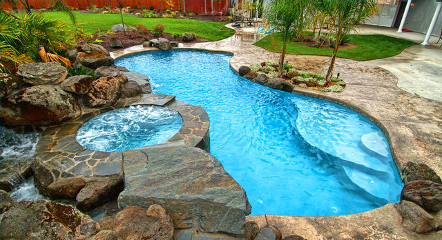Custom Pools - Tropical - Pool - Other - by Genesis Pools, Inc | Houzz
