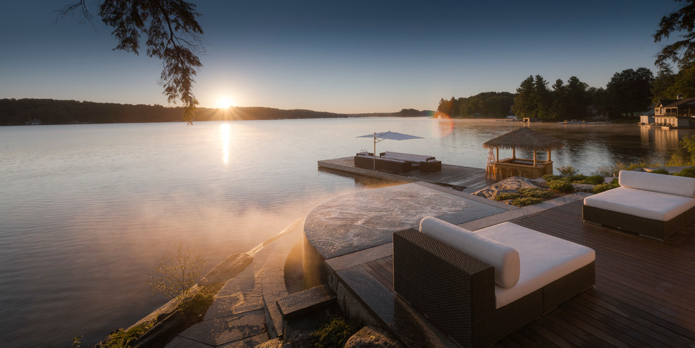 Custom Spa - Muskoka - Contemporary - Pool - Toronto - by Solda Pools ...