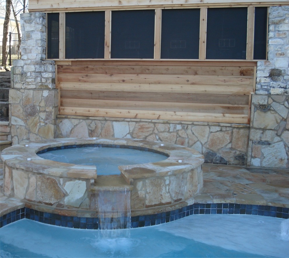Custom Spa - Traditional - Pool - Austin - by Oasis Pools | Houzz