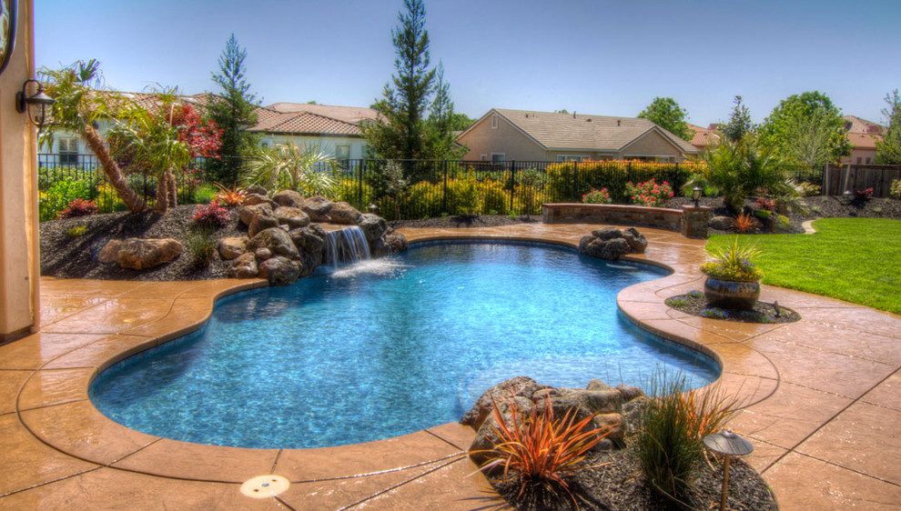 Custom Swimming Pool - Contemporary - Swimming Pool & Hot Tub - Austin ...