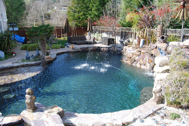 Custom Swimming Pools - Rustic - Pool - San Francisco - by Hawkins ...