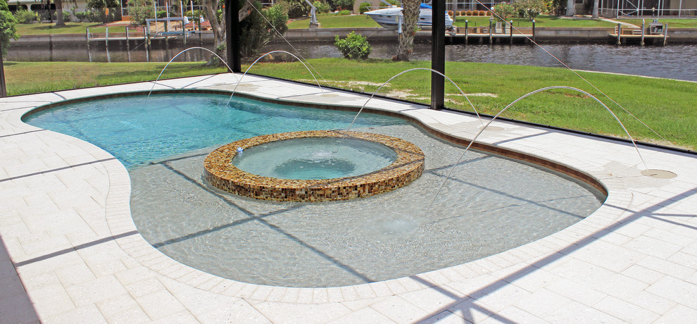 Custom Swimming Pools Ideas - Beach Style - Pool - Miami - by Superior ...
