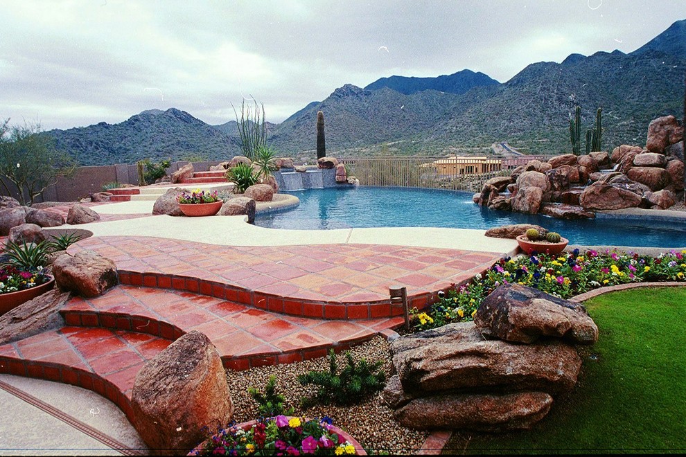 Custom Swimming Pools - Tropical - Pool - Phoenix - by Shasta Pools and ...