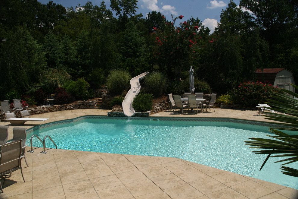 Custom Vinyl Lazy L - Contemporary - Pool - Atlanta - by LUSK POOLS ...