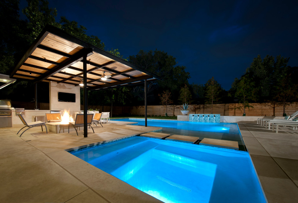 Dallas Modern - Modern - Pool - Dallas - by Pool Environments, Inc. | Houzz