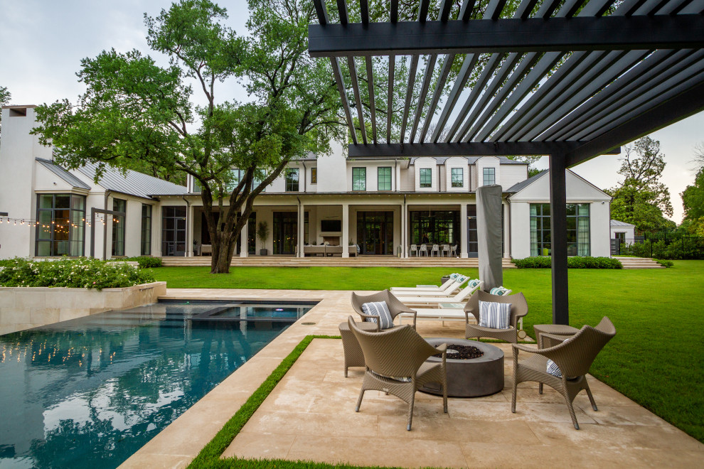 Dallas Project 4 - French Country - Pool - Dallas - by The Garden ...