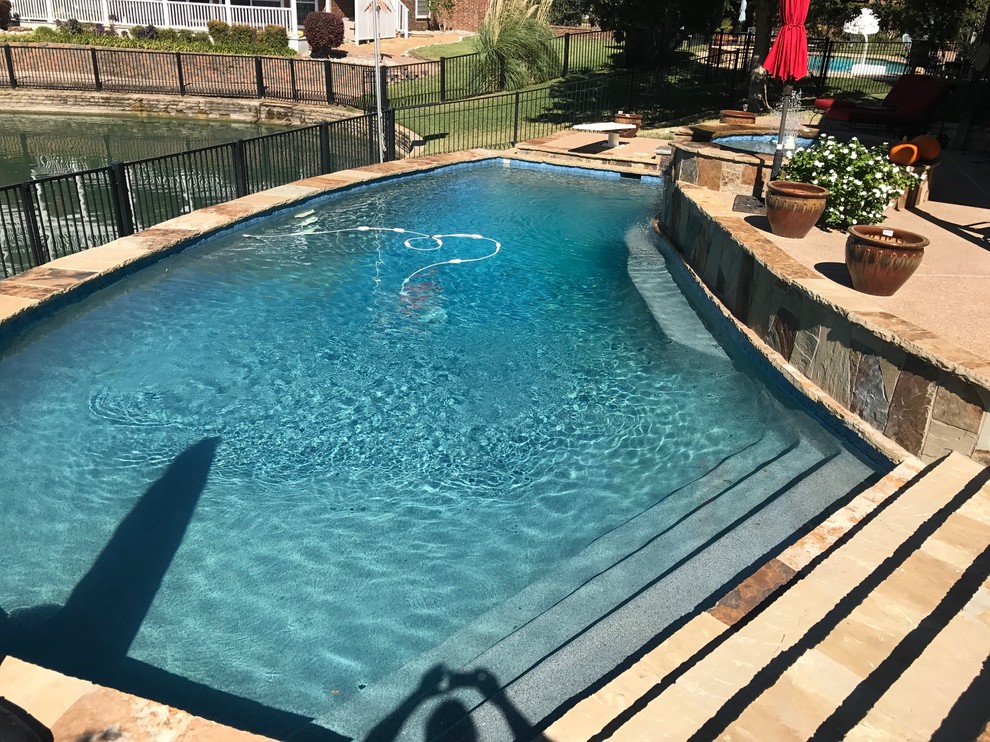 Dallas Remodel - Pool - Dallas - by Tru Blu Pool Renovations | Houzz