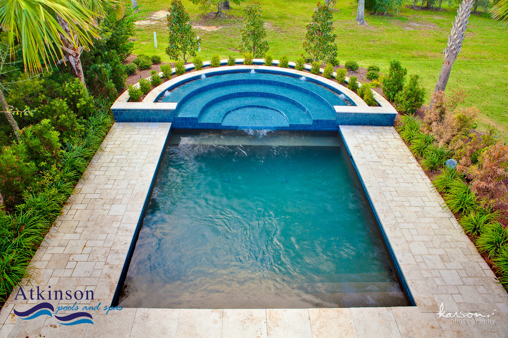 Daniel Island Modern Courtyard - Modern - Pool - Charleston - by Josh ...