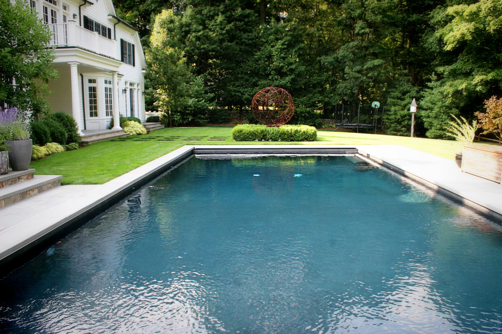 Darien - Contemporain - Piscine - New York - par Odd Job Landscaping ...