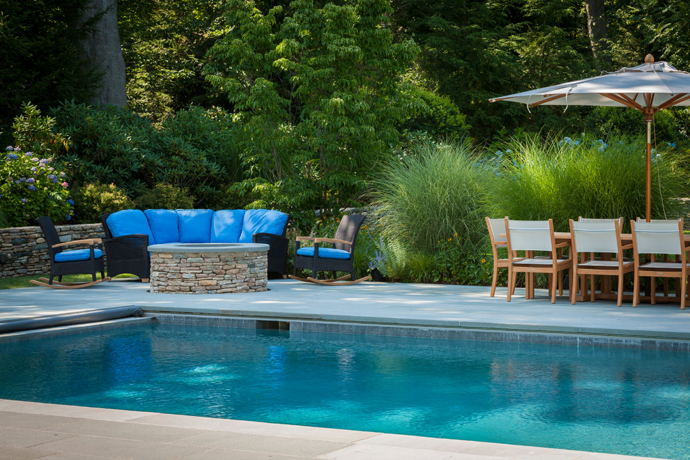 Darien Outdoor Living - Traditional - Pool - New York - by Shoreline ...