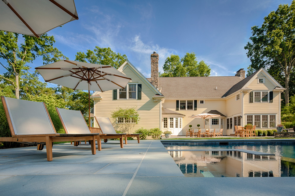 Darien Outdoor Living - Traditional - Pool - New York - by Shoreline ...