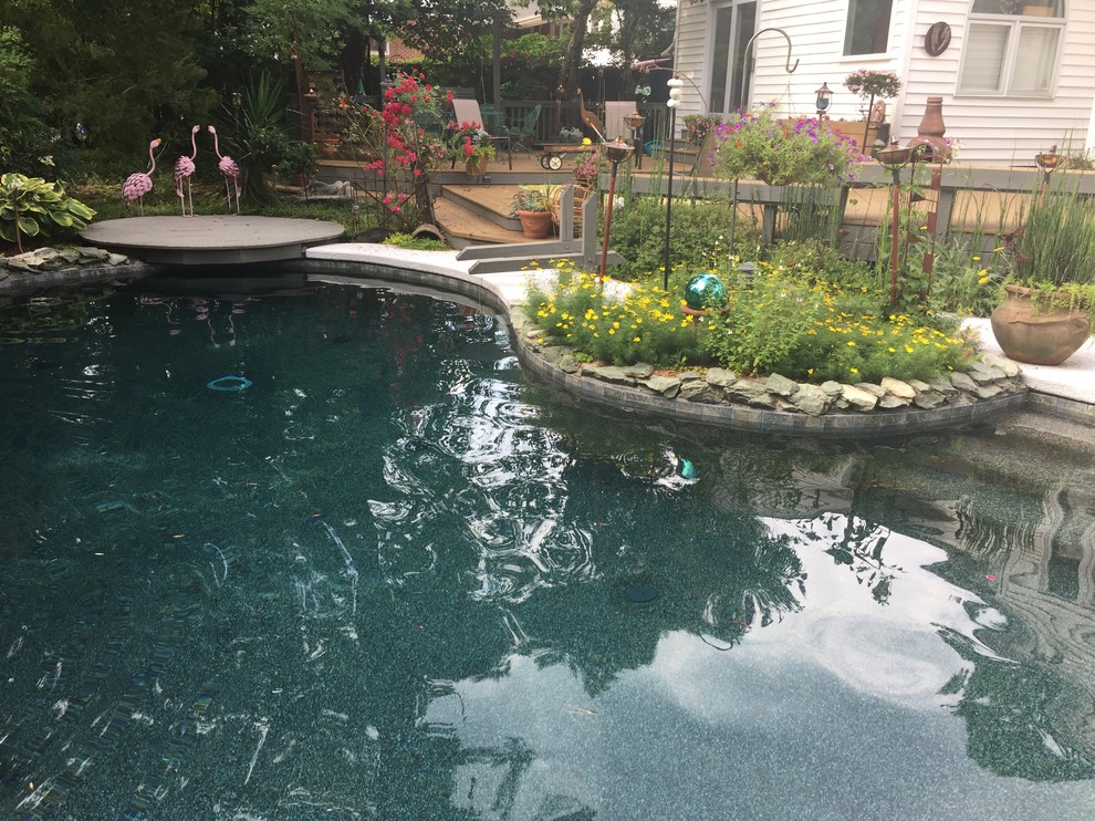 Dark Pool Interior Finish Demystified - Eclectic - Swimming Pool & Hot ...