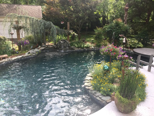 Dark Pool Interior Finish Demystified - Eclectic - Pools & Hot Tubs ...