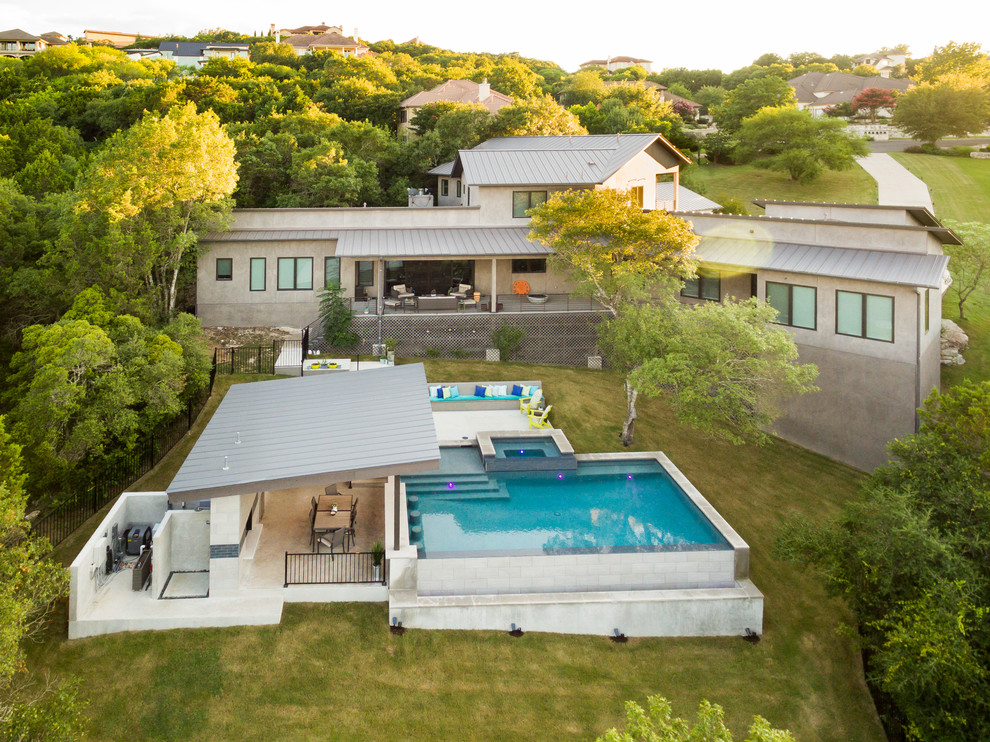 Davenport Ranch - Modern - Pool - Austin - by Austin Pool Designs | Houzz