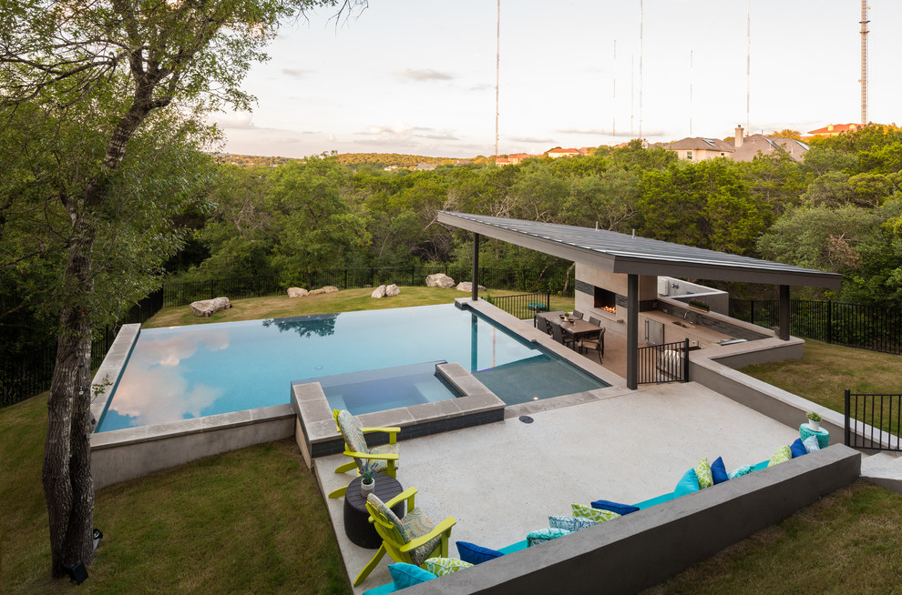 Davenport Ranch - Modern - Pool - Austin - by Austin Pool Designs | Houzz