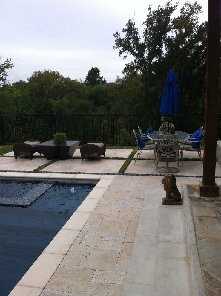 Deans Residence - Geometric Pool - Modern - Pool - Dallas - by Foley ...